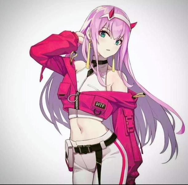 Red and white waifu | Scrolller