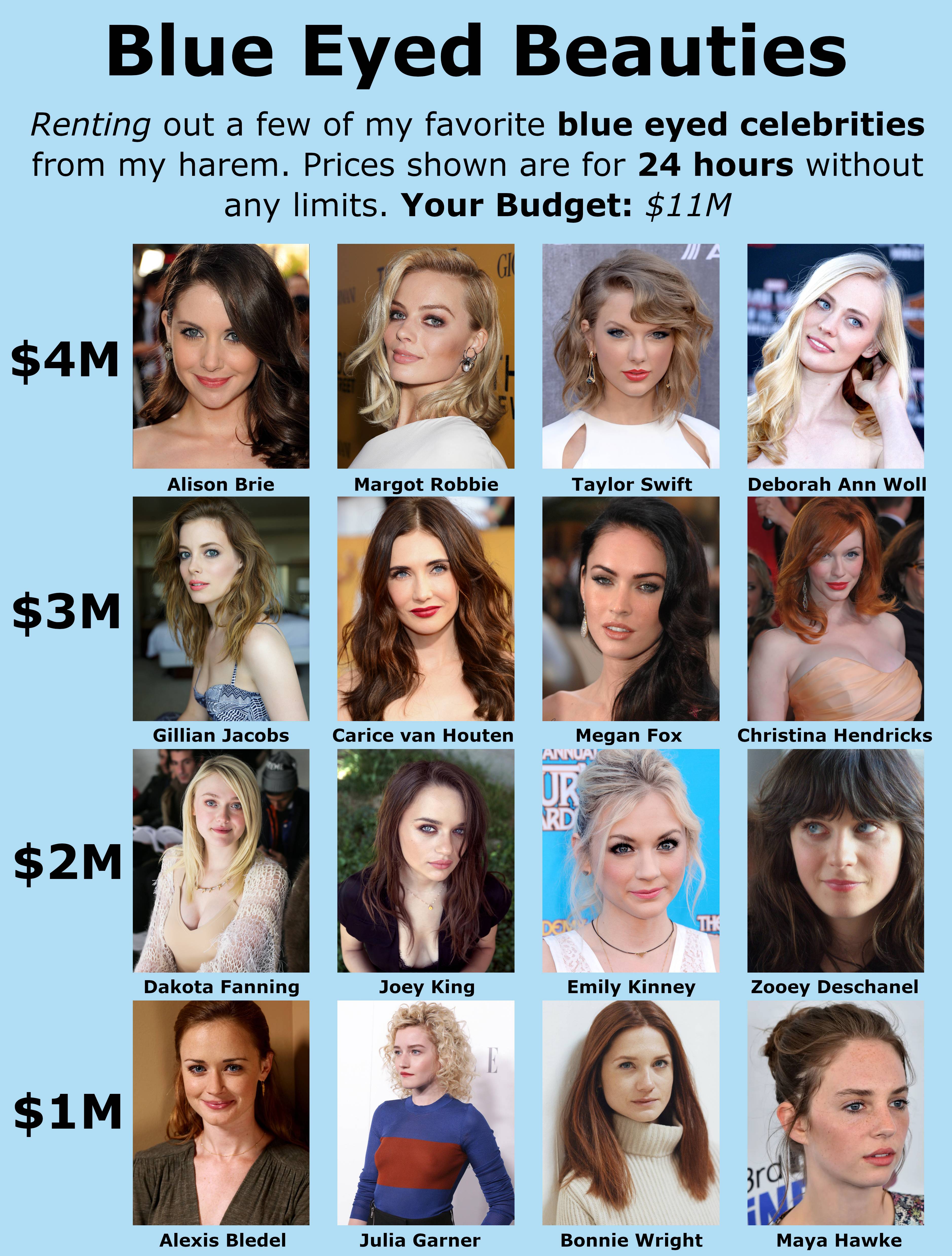 Renting Some Blue Eyed Beauties from my Harem (Budget: $11M) | Scrolller