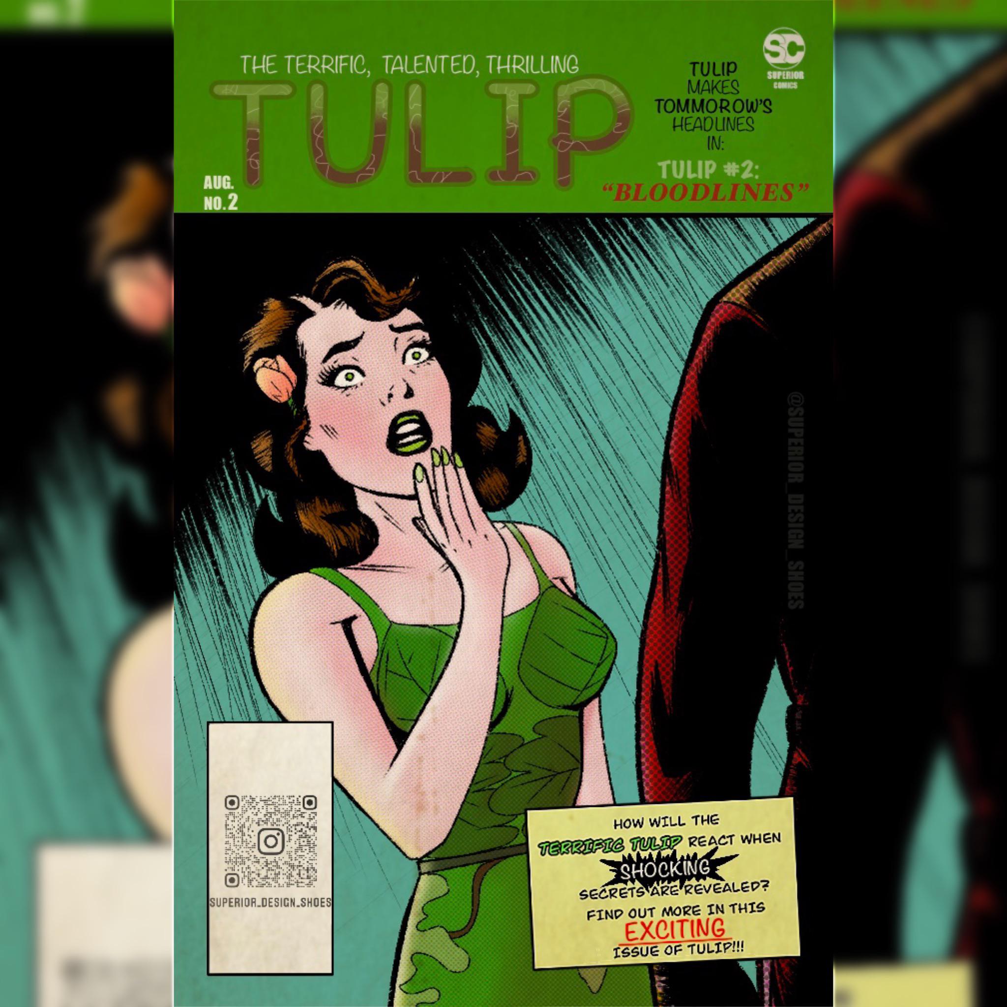 Retro Tulip #2 variant cover! What do y’all think? | Scrolller
