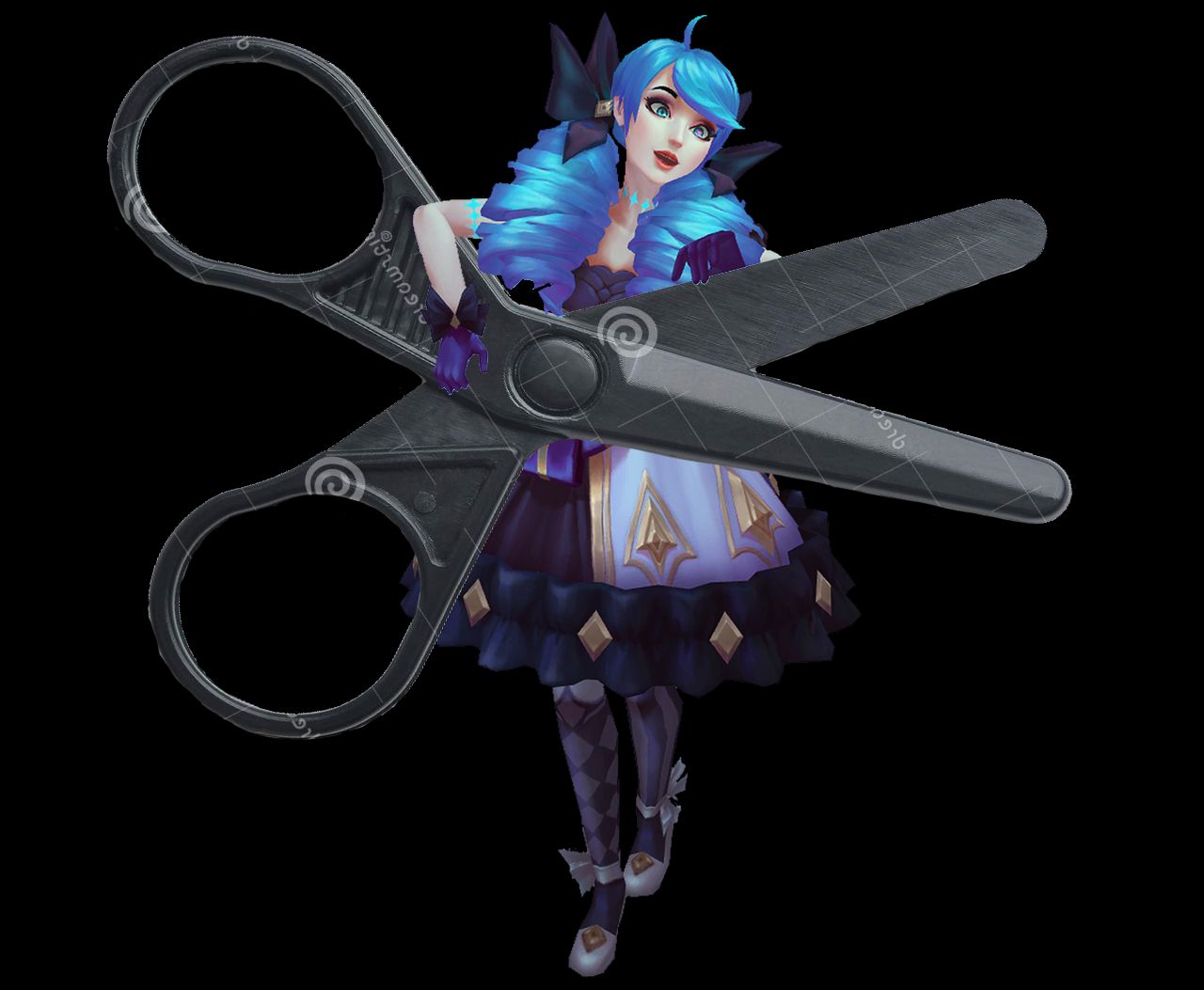 Riot really told Gwen: "no more big girl scissors for you, go get the safety scissors" | Scrolller