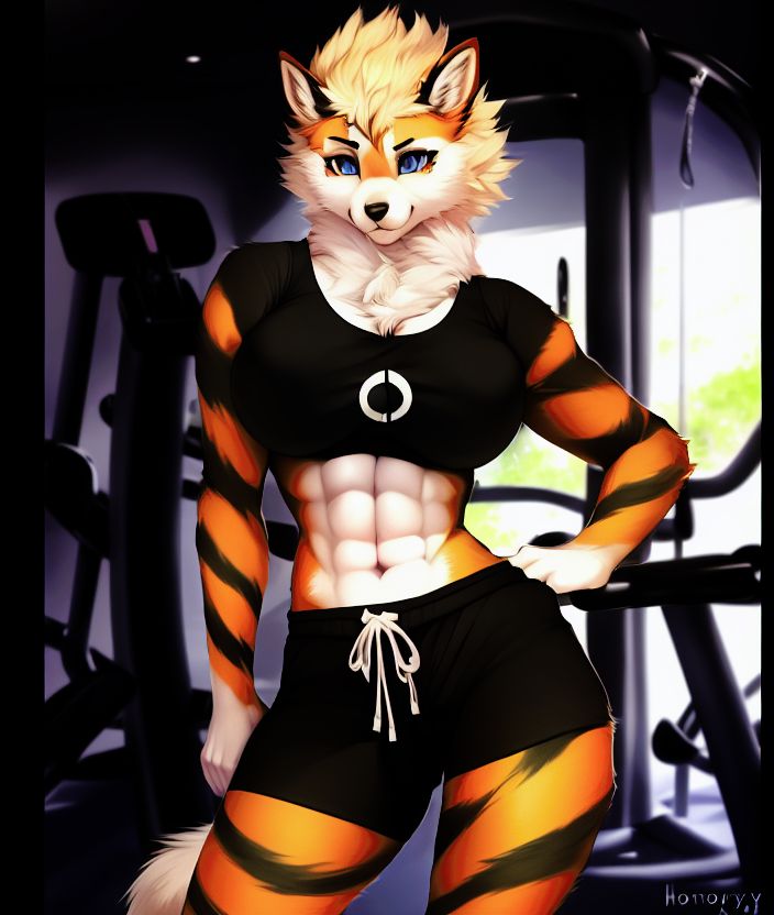 Ripped Arcanine Girl | Scrolller