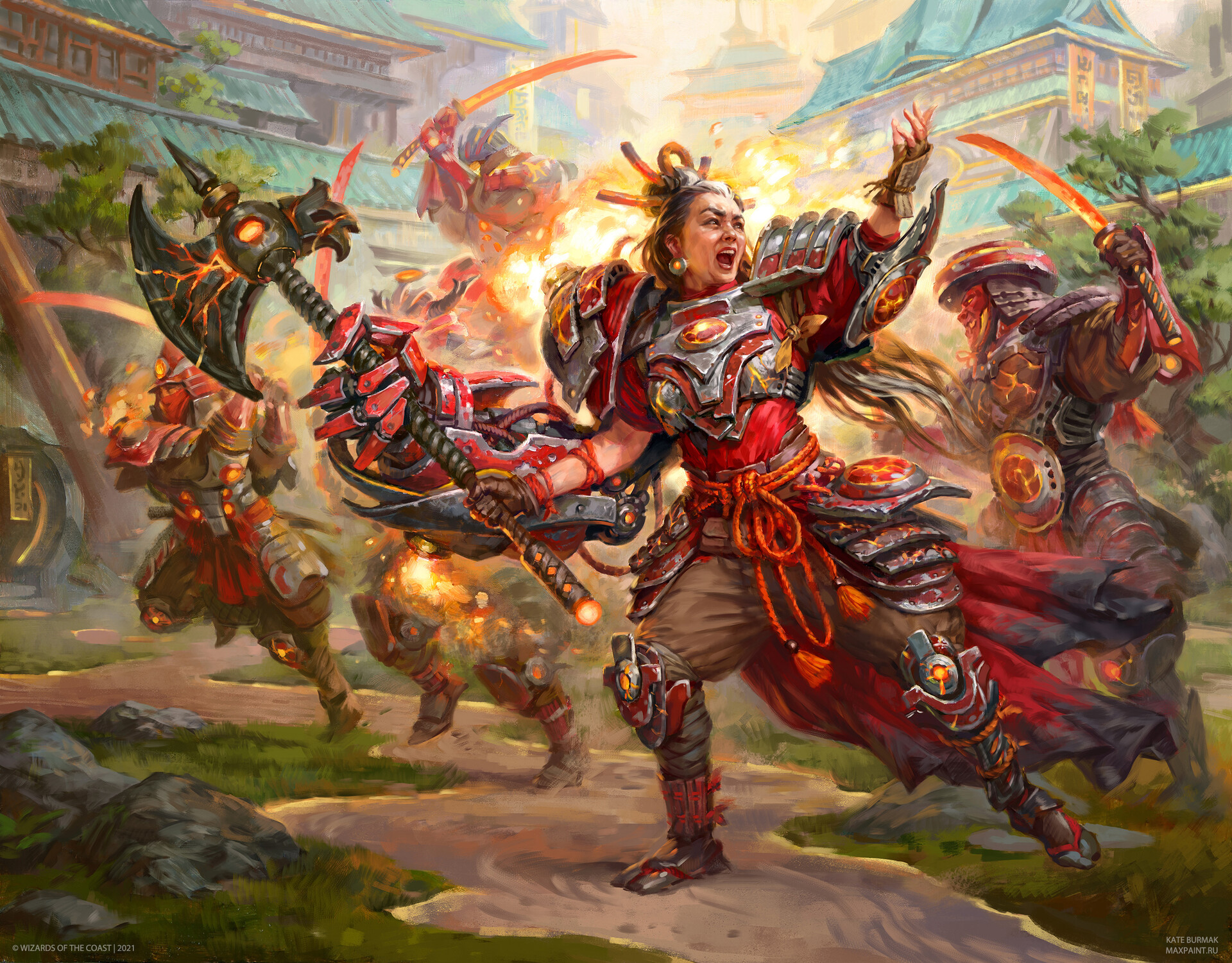 Risona, Asari Commander by Ekaterina Burmak | Scrolller