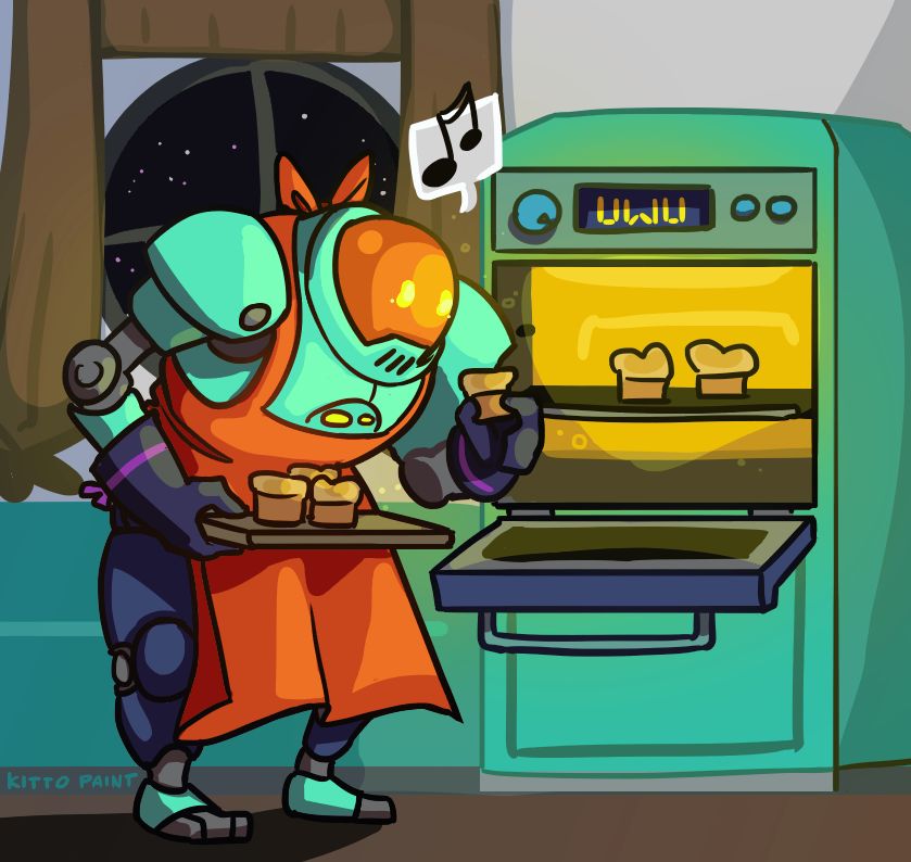 Robot in an apron (new Ironkin unit) | Scrolller