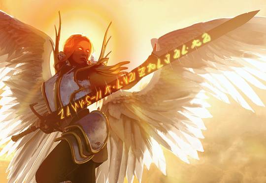 Runescribe Seraph by Sam Kanios | Scrolller