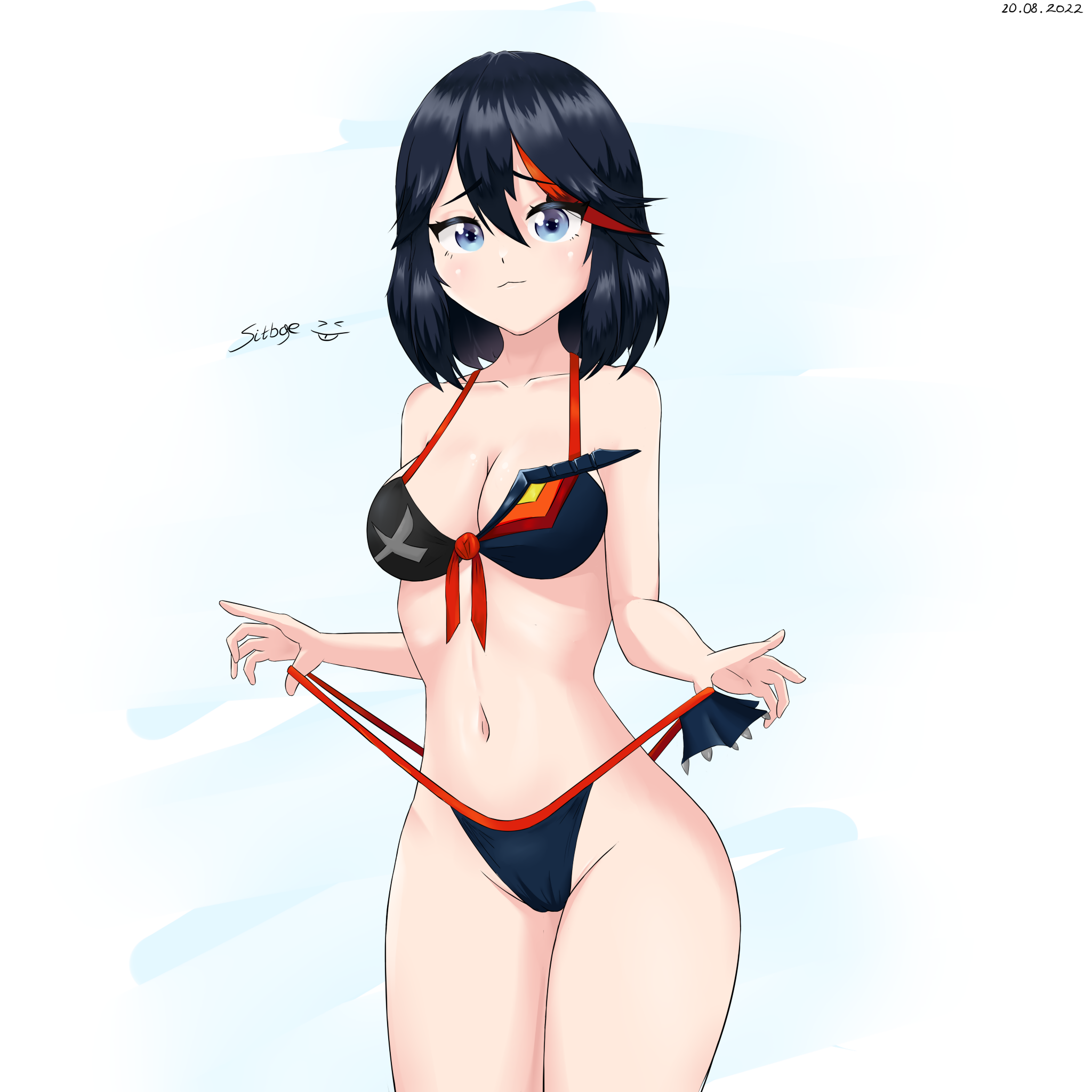Ryuko wearing Senketsu as a bikini (By sitbge) [kill la kill] | Scrolller