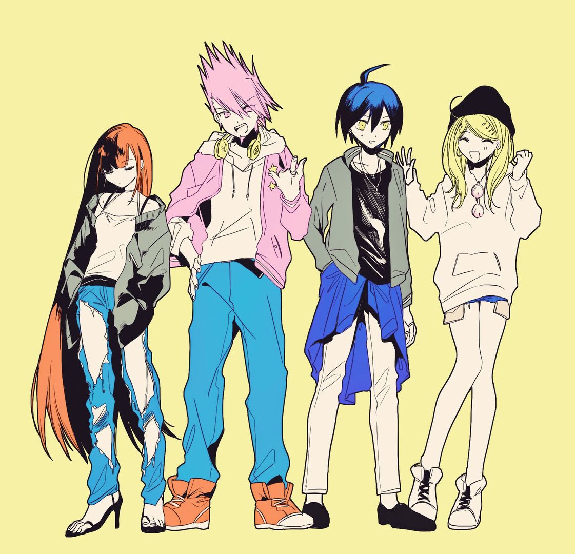 Saimatsu and Kaimaki in streetwear (art by dpeqb) | Scrolller