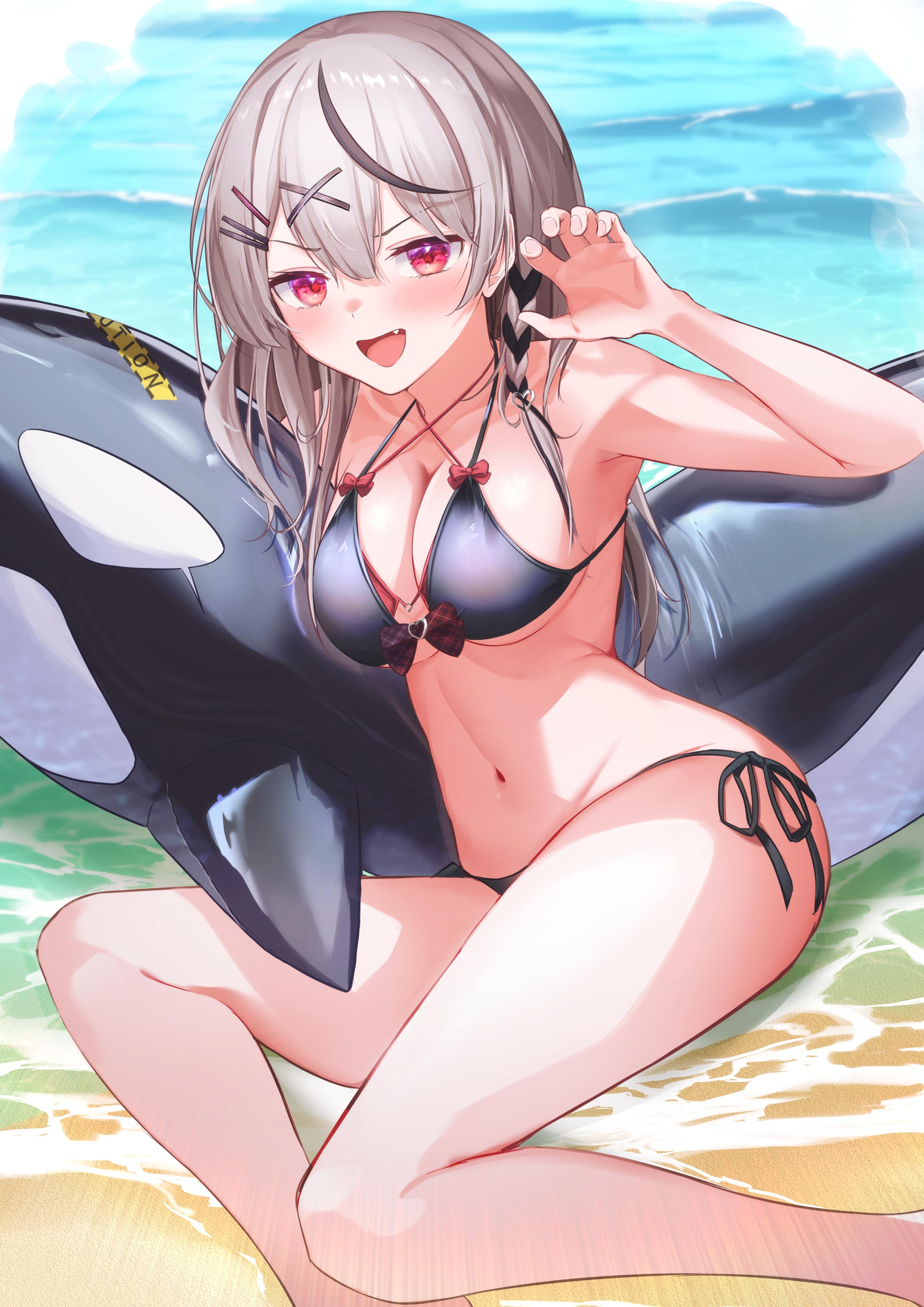 Sakamata Chloe Swimming With An Orca (Sora Shitatoge) [Hololive] | Scrolller