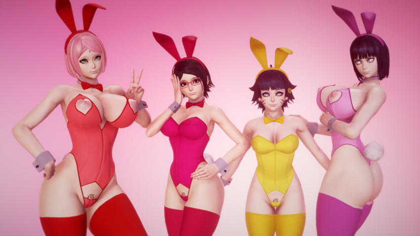 Sakura, Sarada, Himawari, Hinata | Scrolller