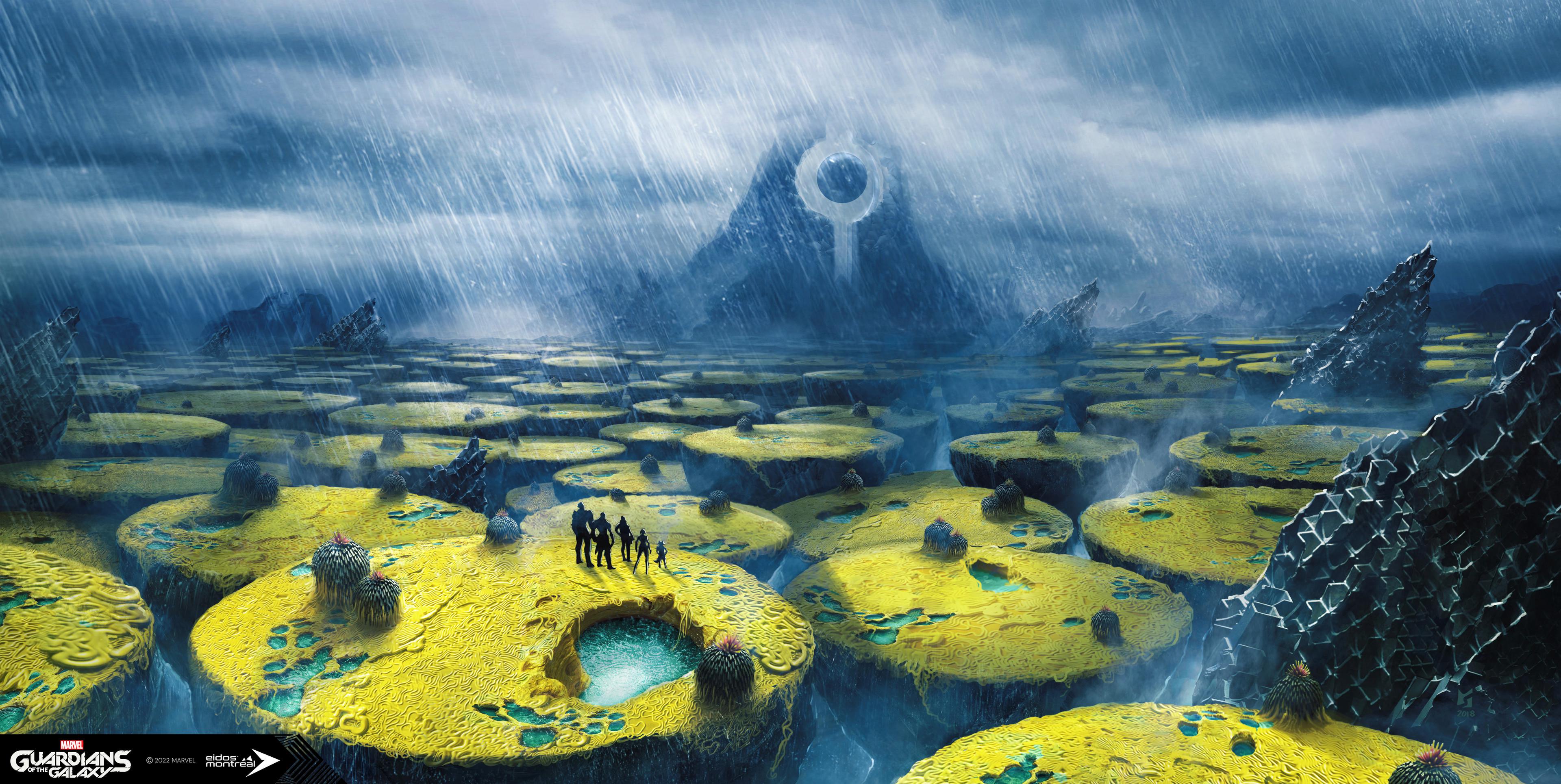 Salt Flats Environment Concept by artist Martin Sabran | Scrolller