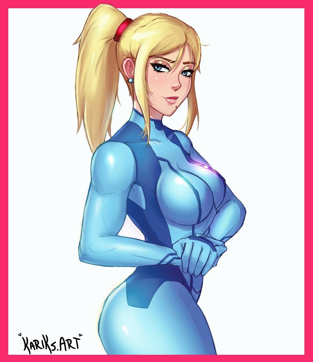 Samus Aran Flexing (Kariksart) [Metroid] | Scrolller