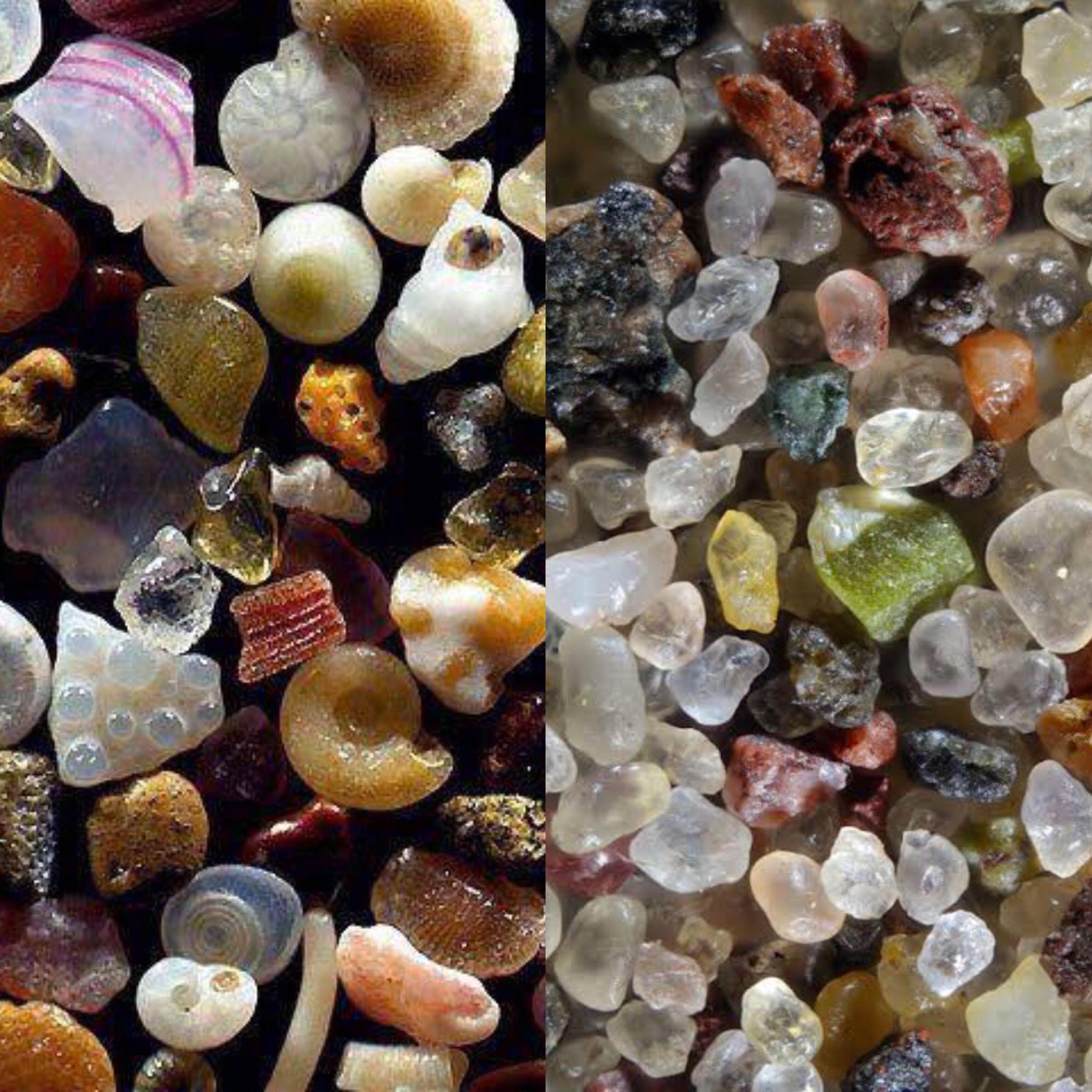 sand under a microscope | Scrolller