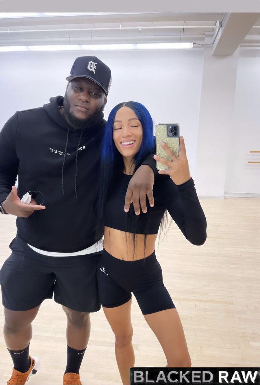 Sasha Banks for Blacked Raw just imagine | Scrolller