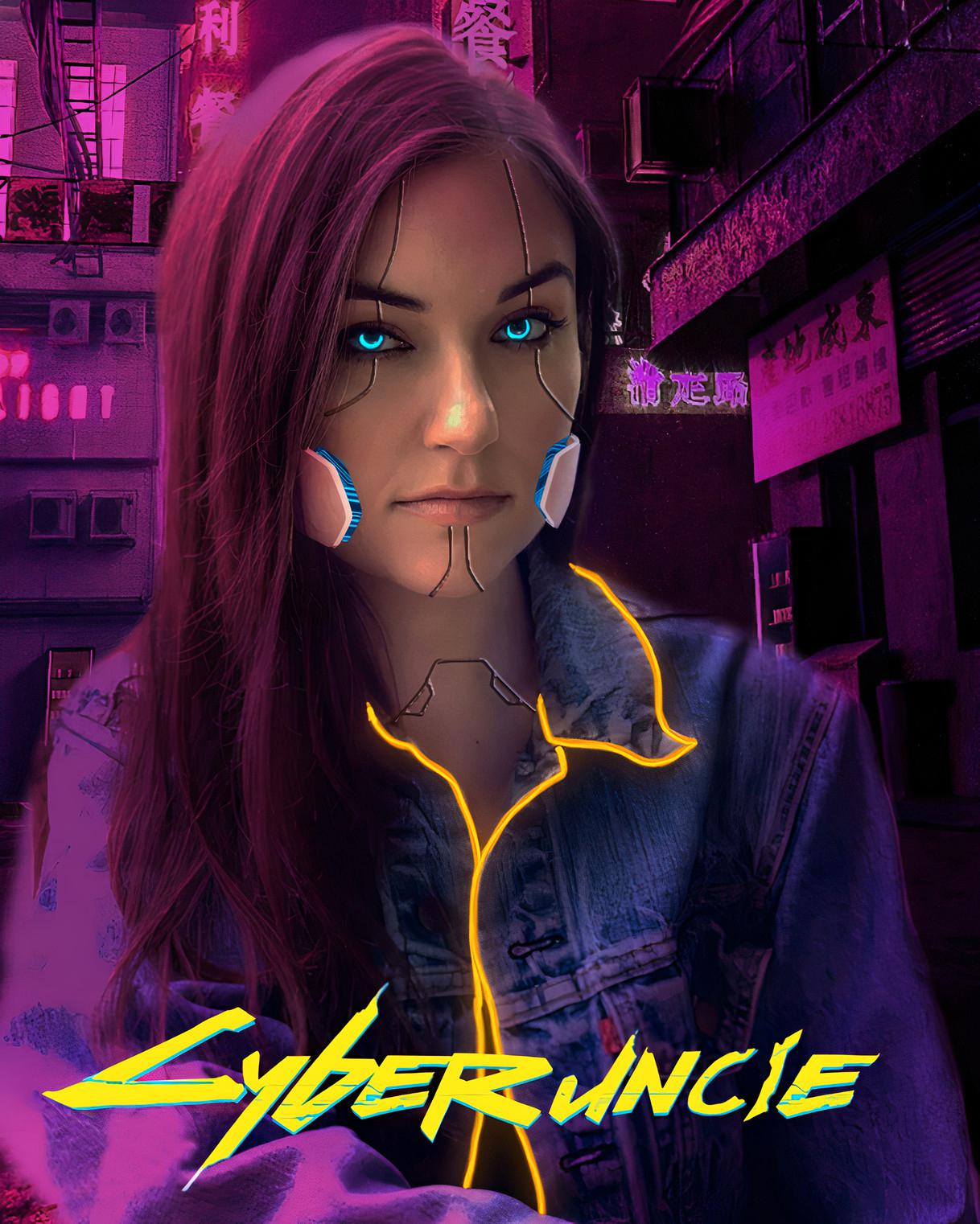 Sasha Grey cyberpunk art | Scrolller