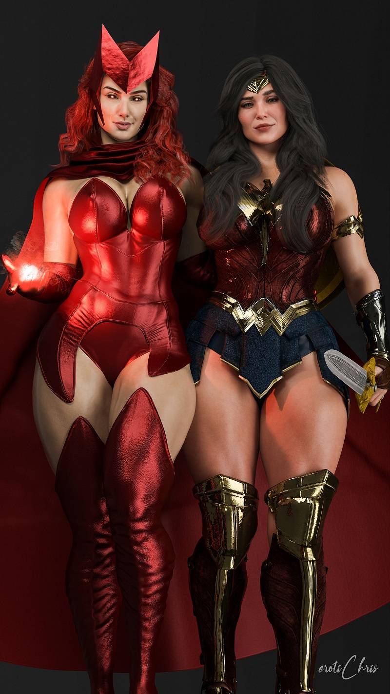 Scarlet Witch and Wonder Woman (ErotiChris) | Scrolller