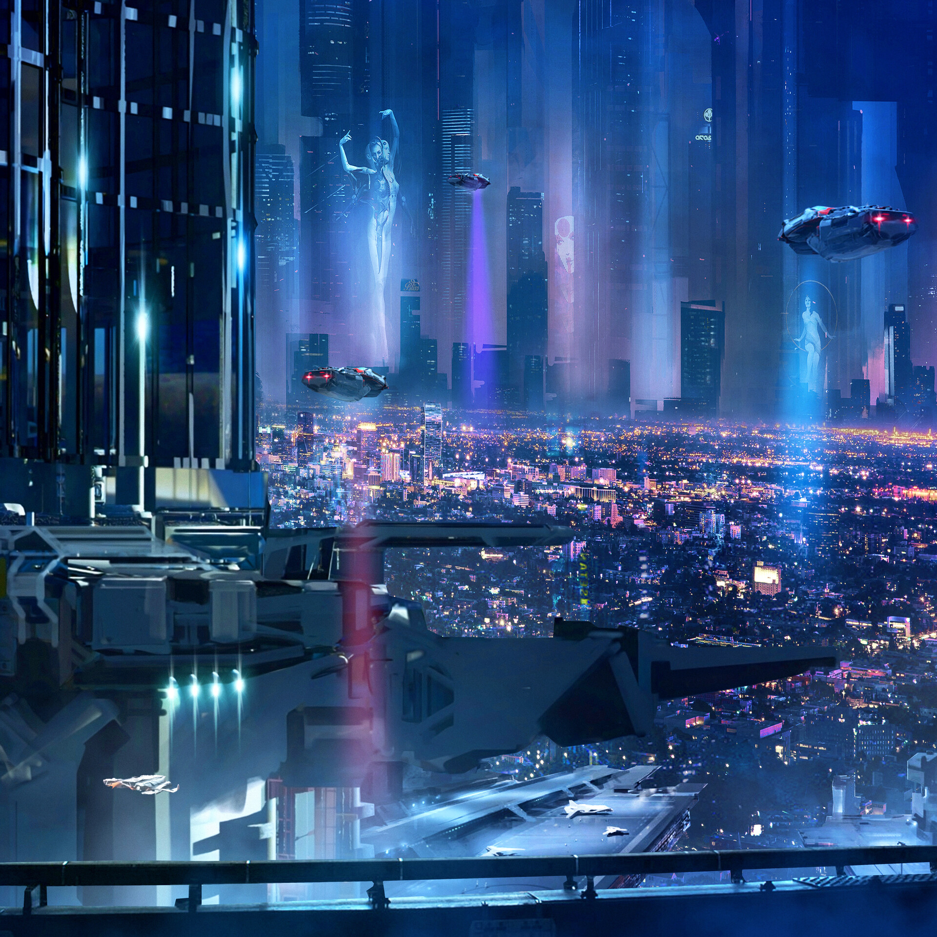 Sci-Fi City by Sanwal Aftab | Scrolller