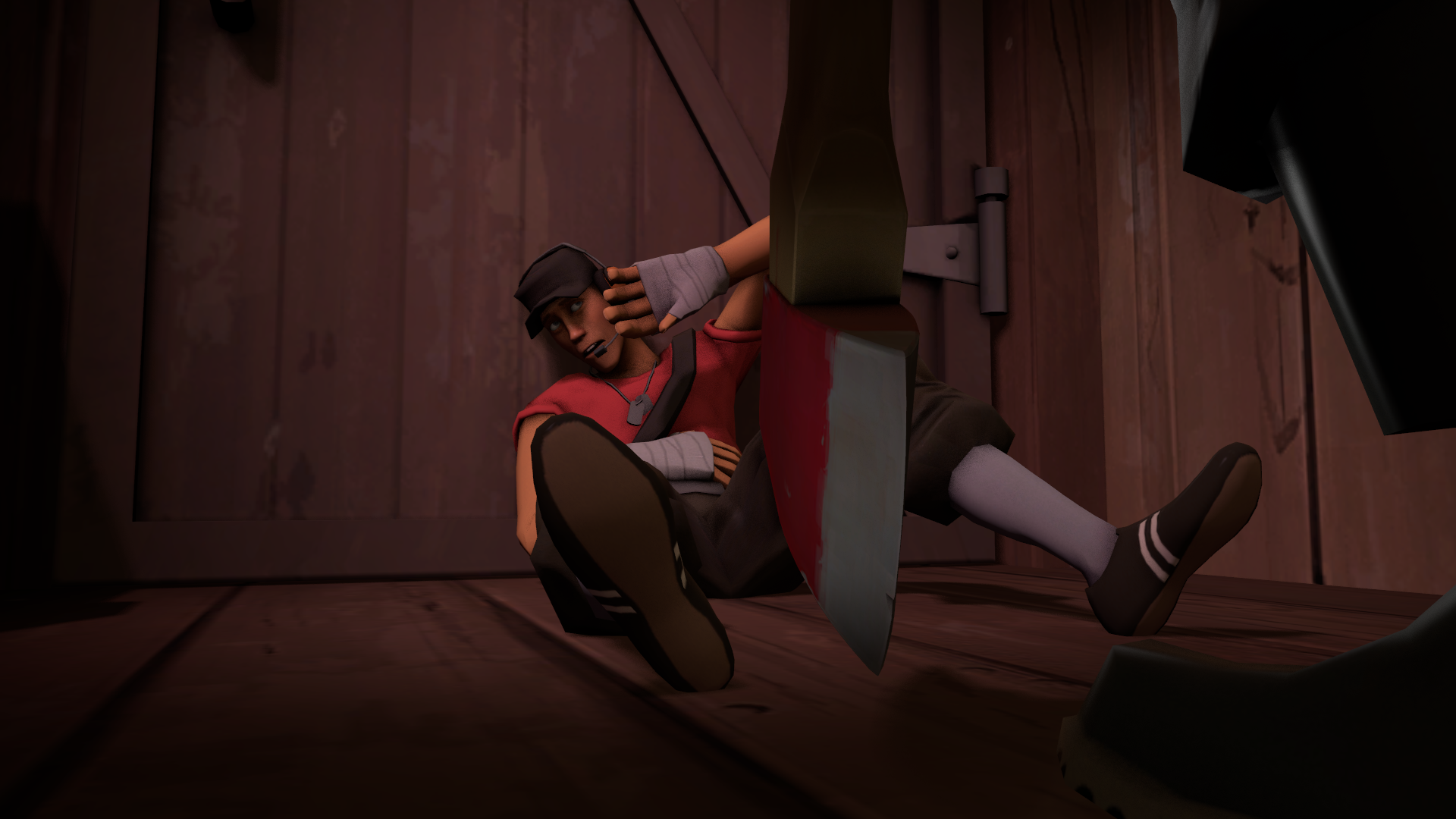 Scout was soon in the spawn room again. | Scrolller