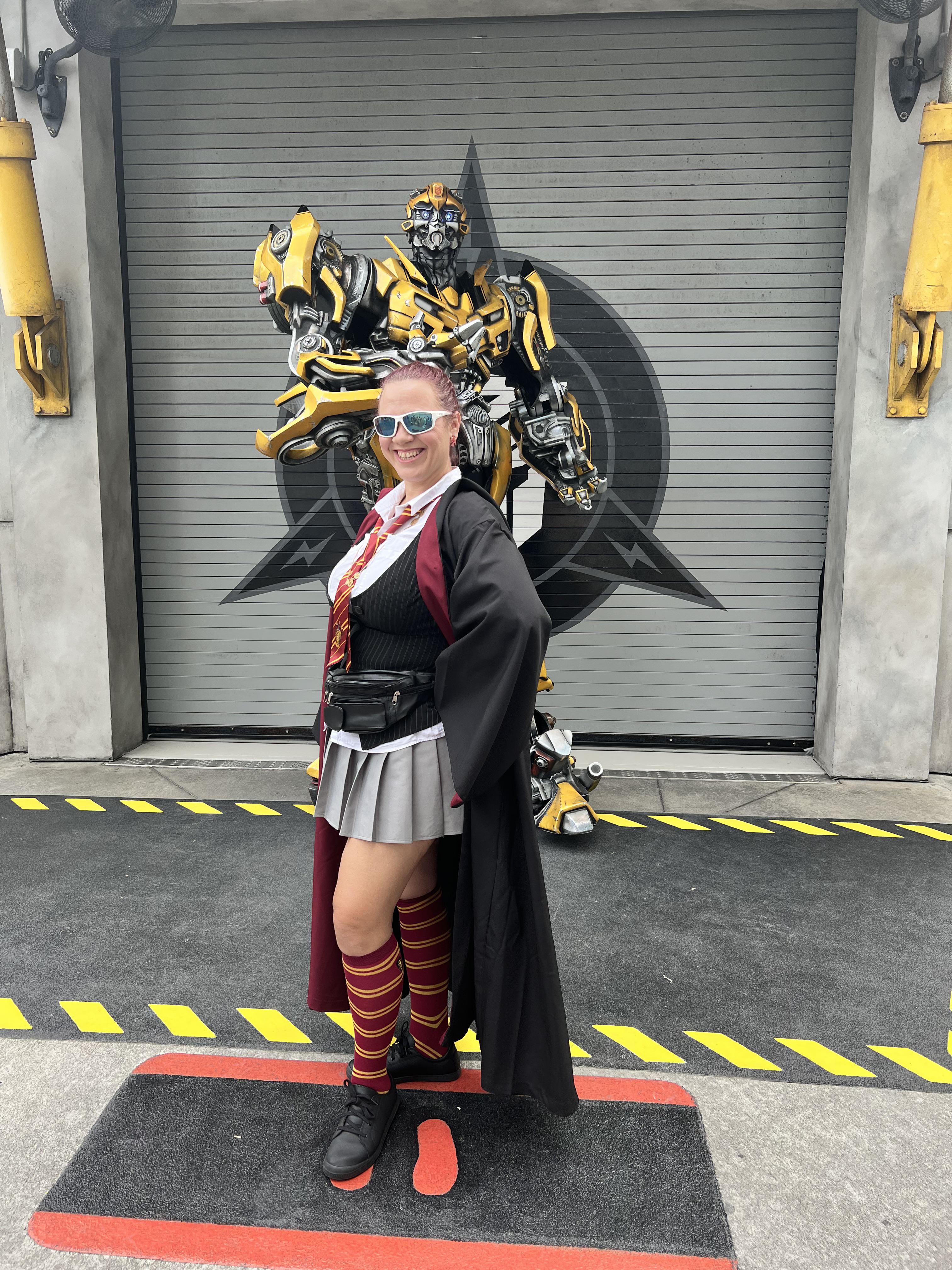 Self as a Gryffindor with the amazing Bumblebee! | Scrolller