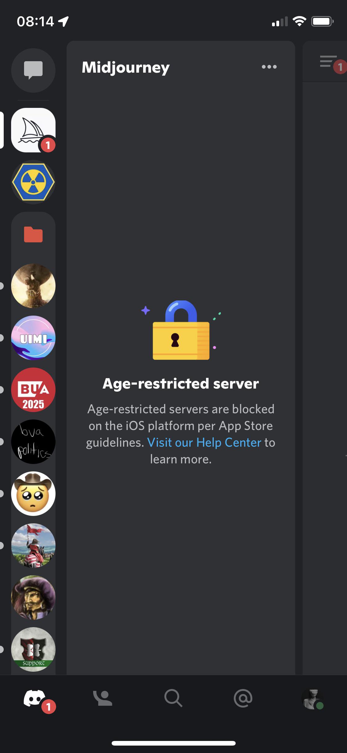 Server Age Restricted??? | Scrolller