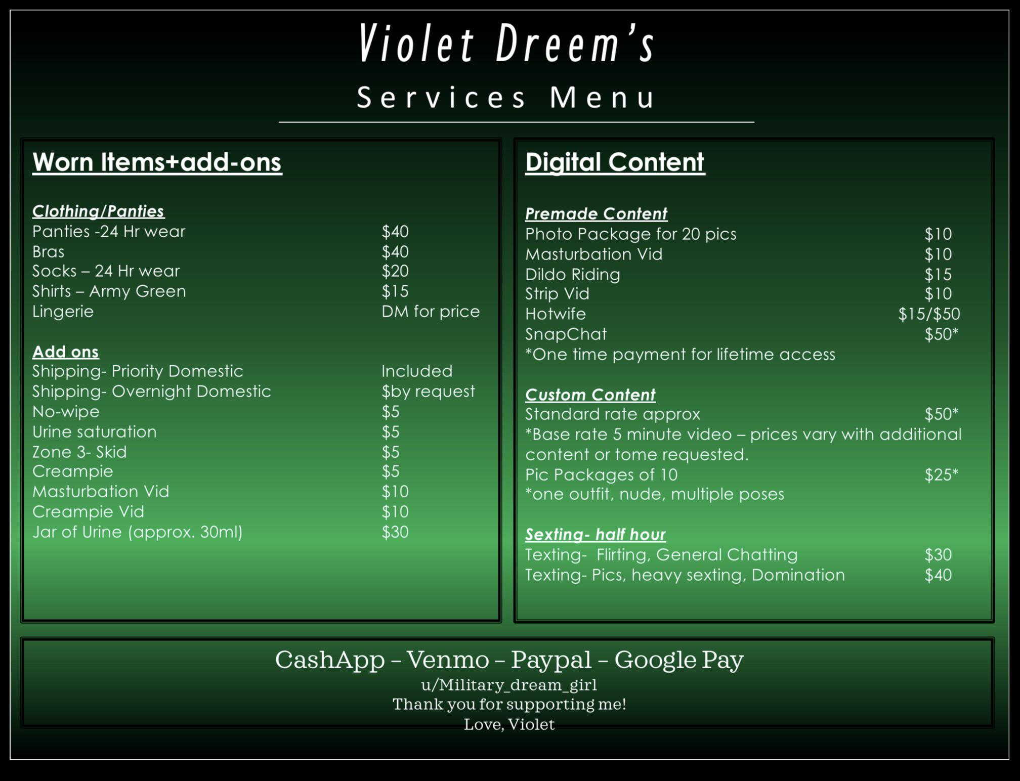 ️Services Menu ️ | Scrolller