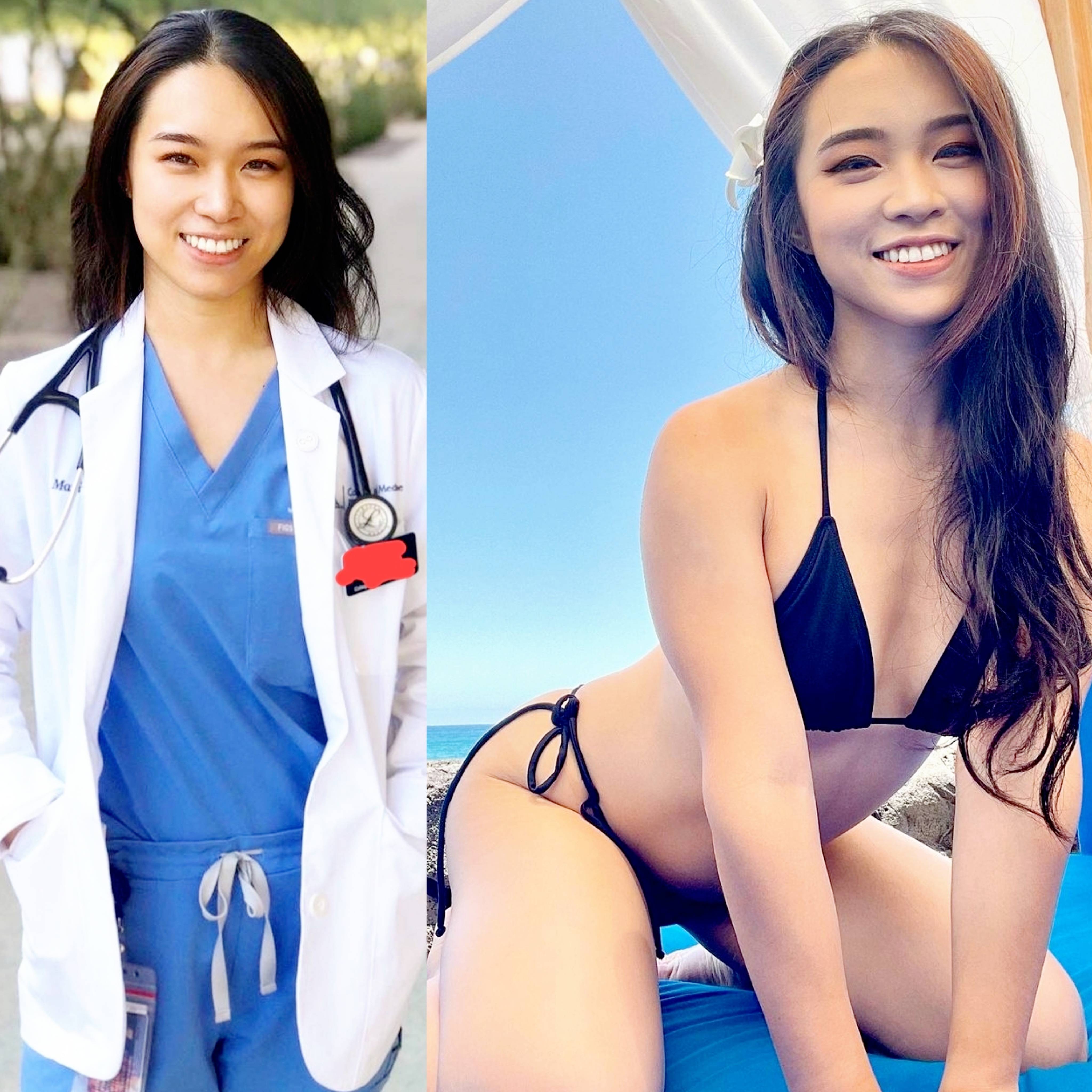 Sexy doctor on and off | Scrolller