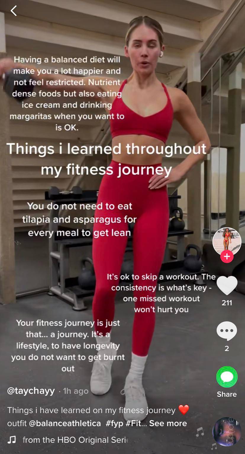 She exclusively drinks skinny margs, orders one single bite of ice cream, eats salmon and ...