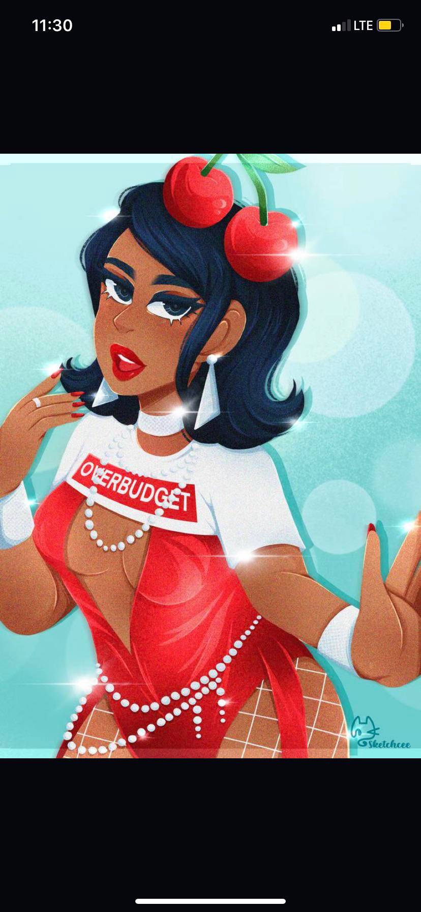 She keeps it juicy 🍒 | Scrolller