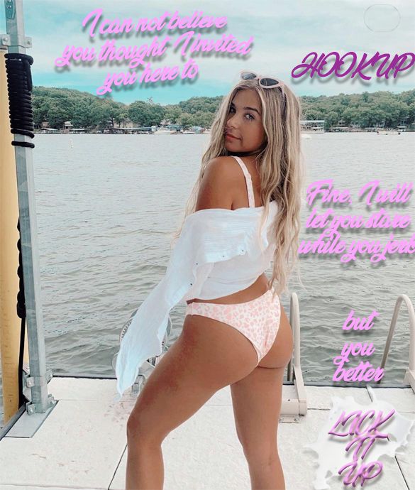 She knows it's humiliating, she invited you here alone for a reason. | Scrolller