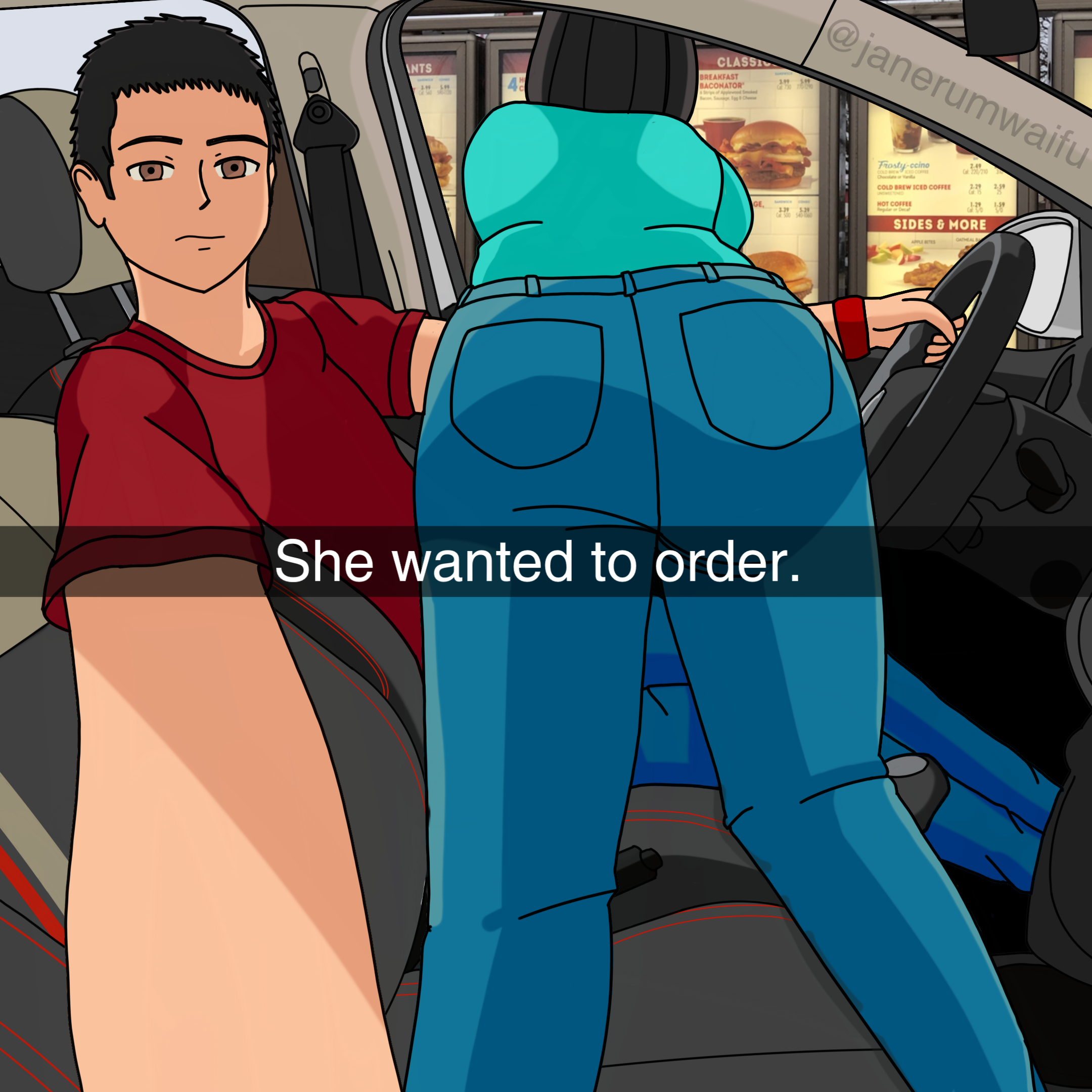 She wanted to order [Original] | Scrolller