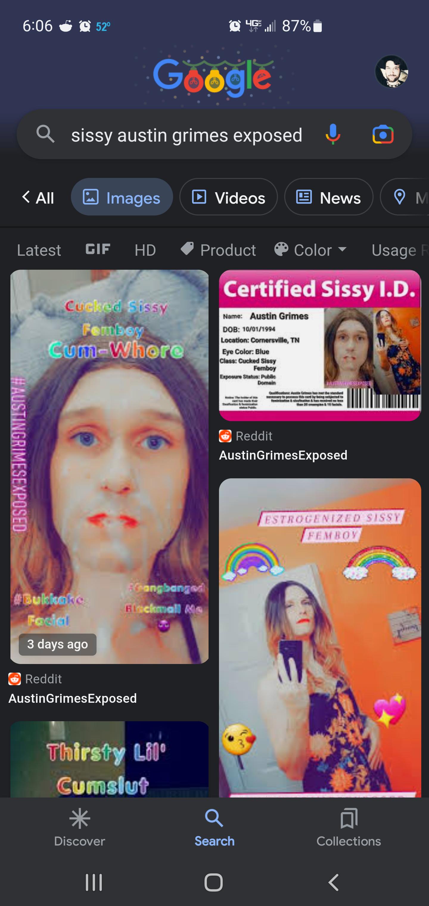 Sissy Austin Grimes Exposed All Over Google! 🤣🤡🥺🥵😈 | Scrolller