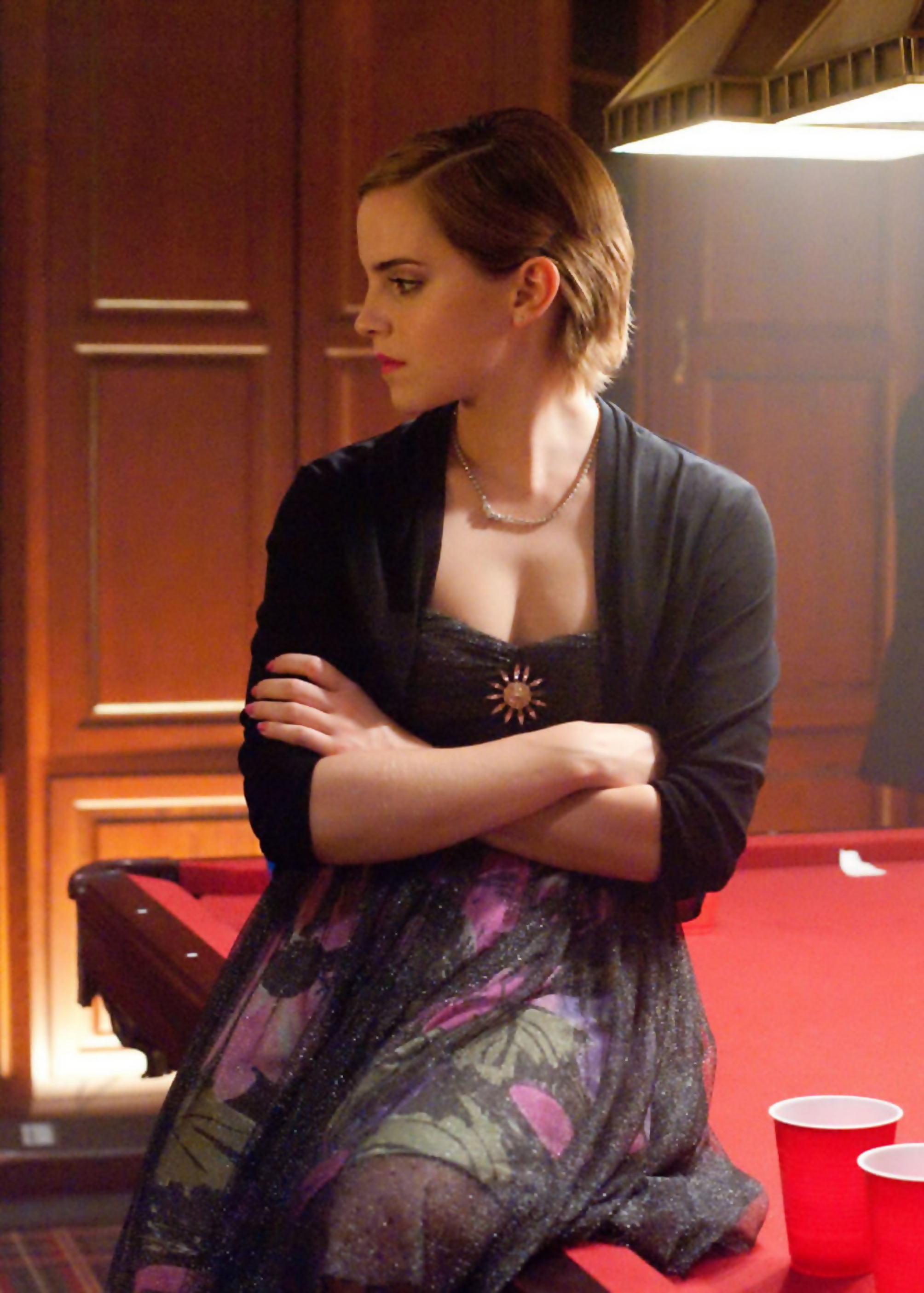 Sitting on a pool table | Scrolller