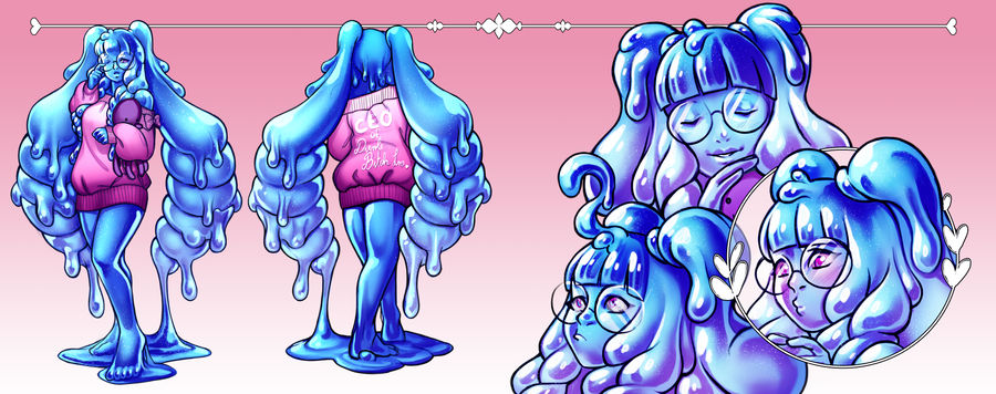 Slime girl by Kiriyan | Scrolller