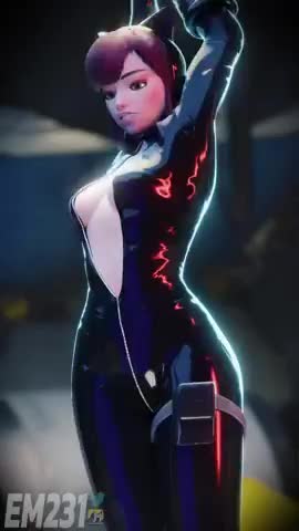 D.VA captured by Sombra (EM231) [Overwatch] | Scrolller