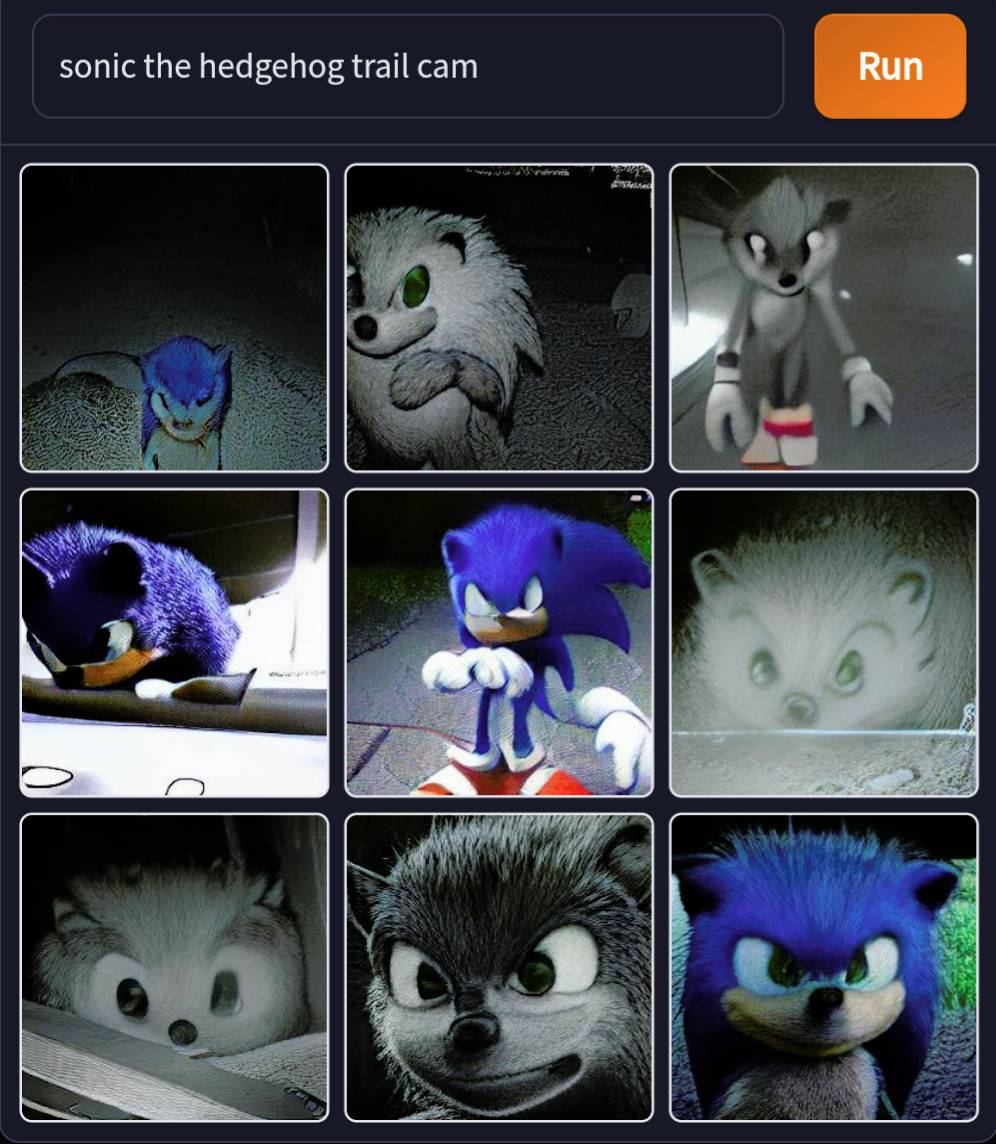 Sonic the hedgehog trail cam | Scrolller