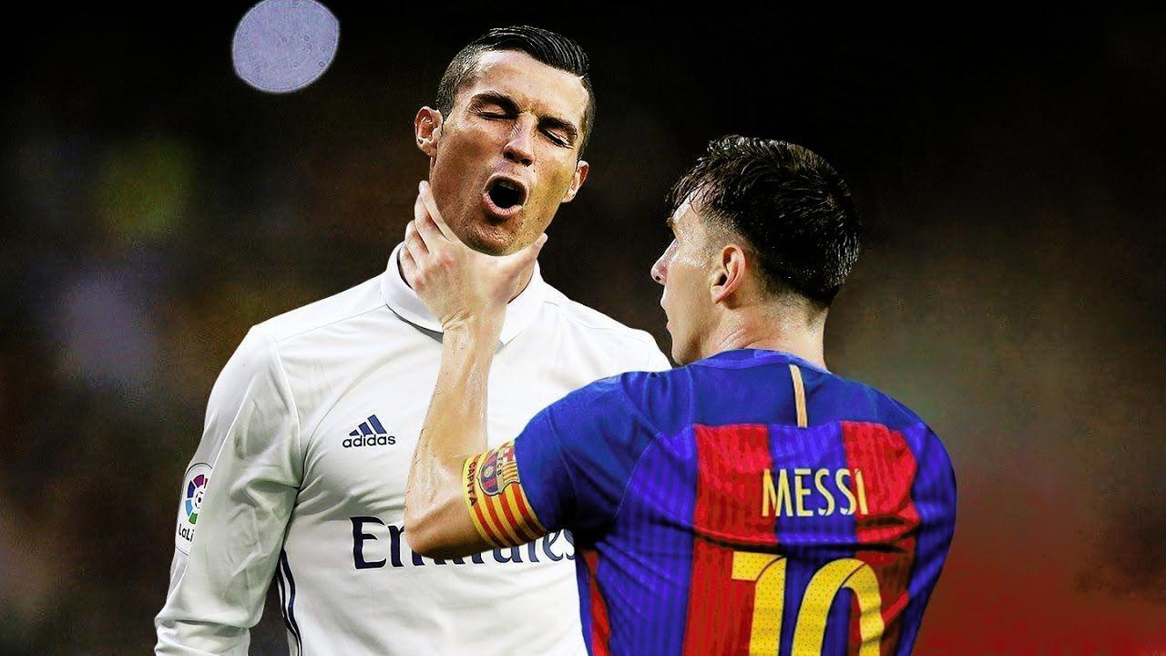 SPEED MESSI CHOKED RONALDO OMG :( | Scrolller