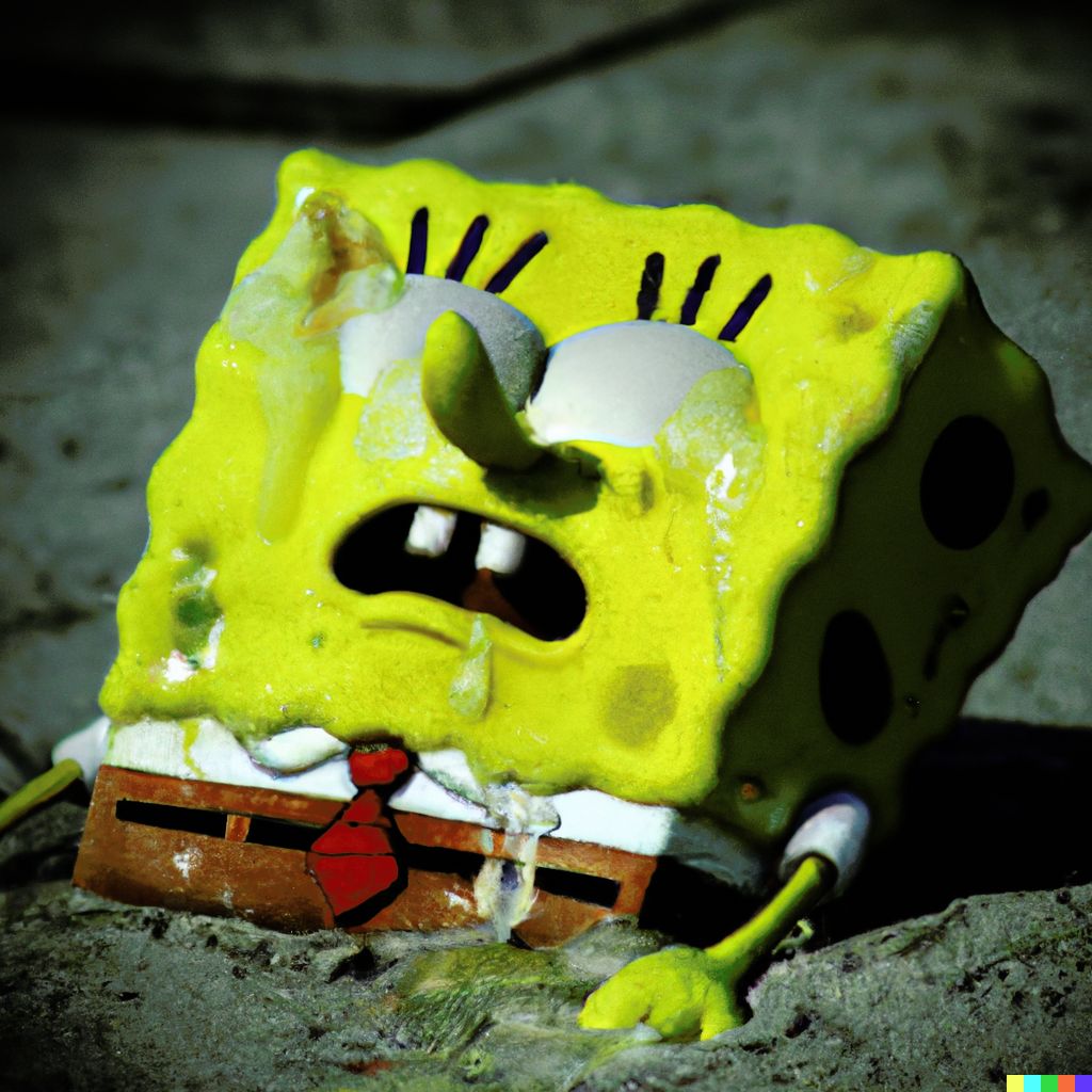 Spongebob's last moments | Scrolller