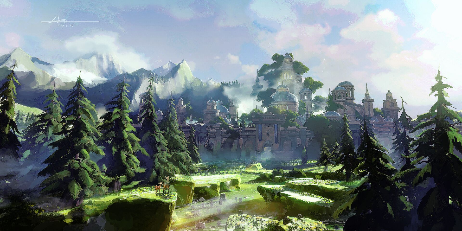 Spring of Lordaeron by Aobo Wang | Scrolller