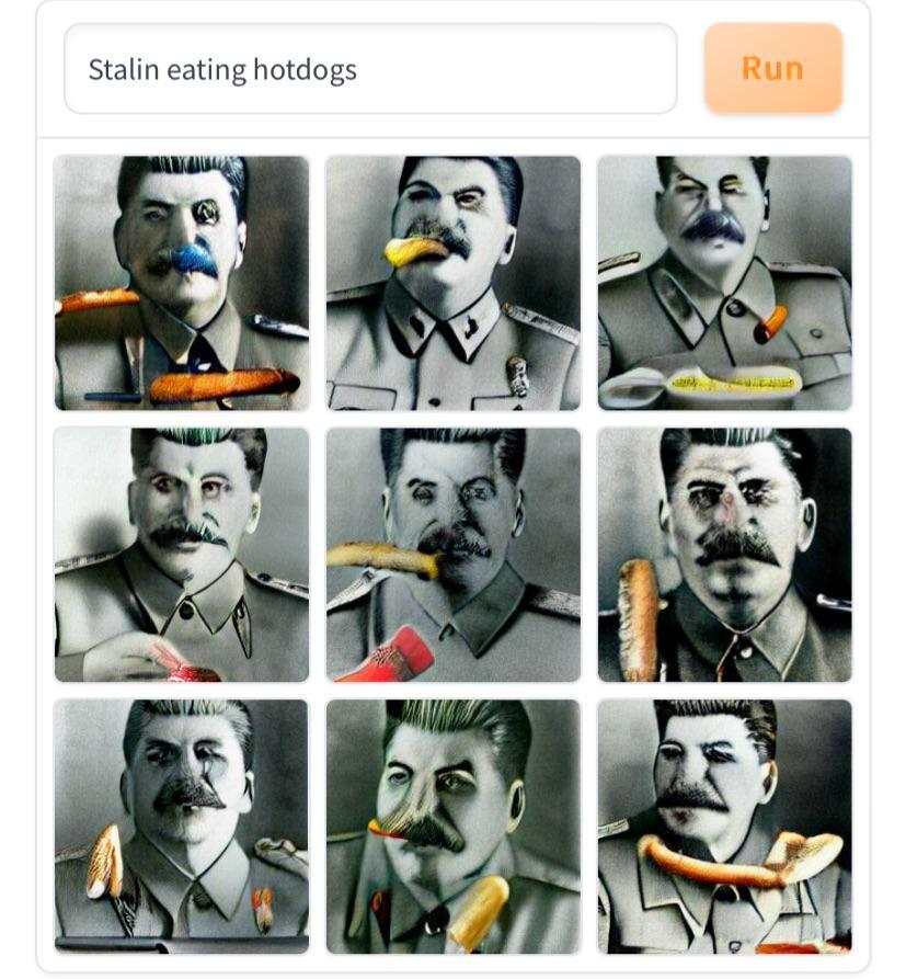 Stalin eating hotdogs | Scrolller