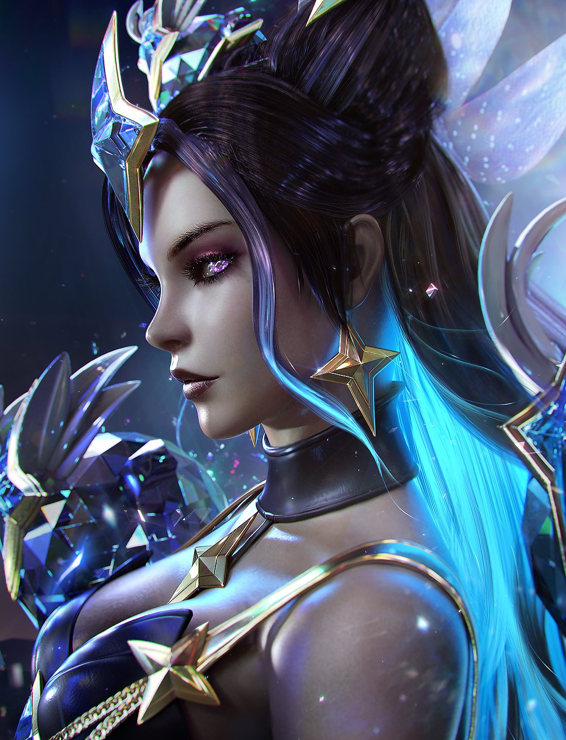 Star Guardian Syndra Prestige 3D fanart | Scrolller