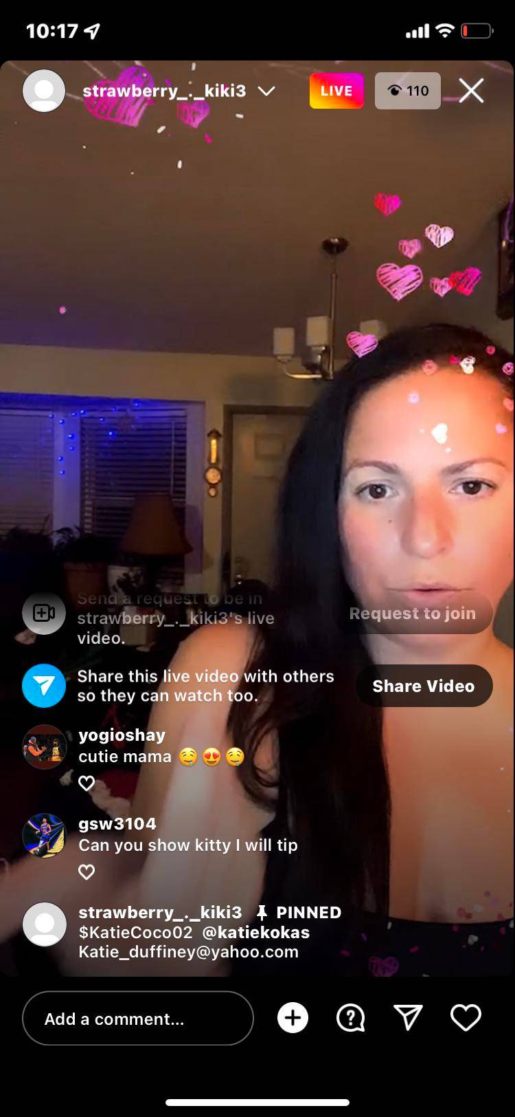 strawberry_ kiki3 live flashing for tips | Scrolller