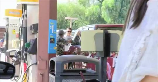 Strip On A Gas Station | Scrolller