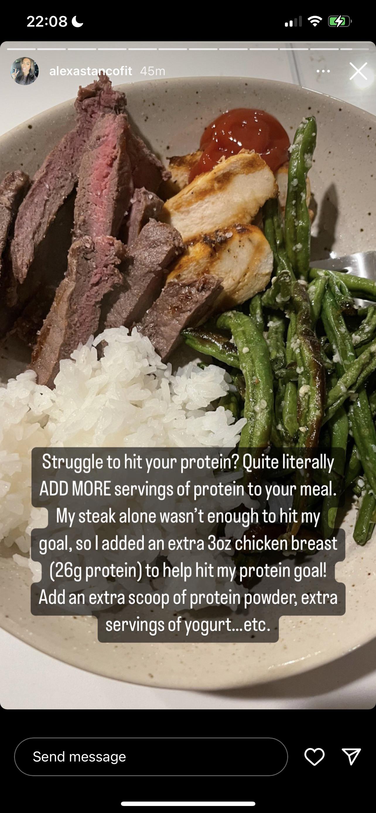 struggling to eat enough protein? fix this by eating more protein 🤓 sorry this is petty but I ...