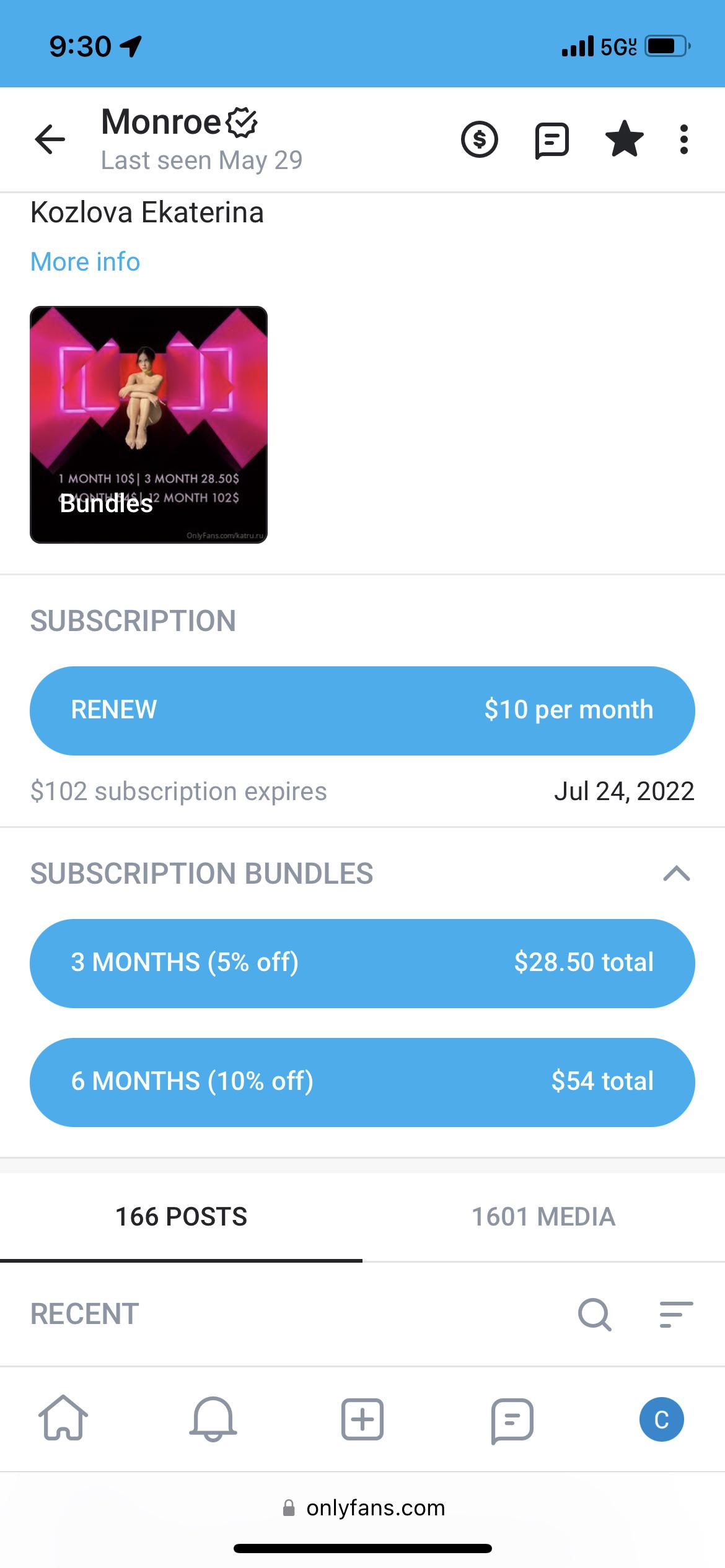Subscriptions are back open on her Onlyfans! | Scrolller