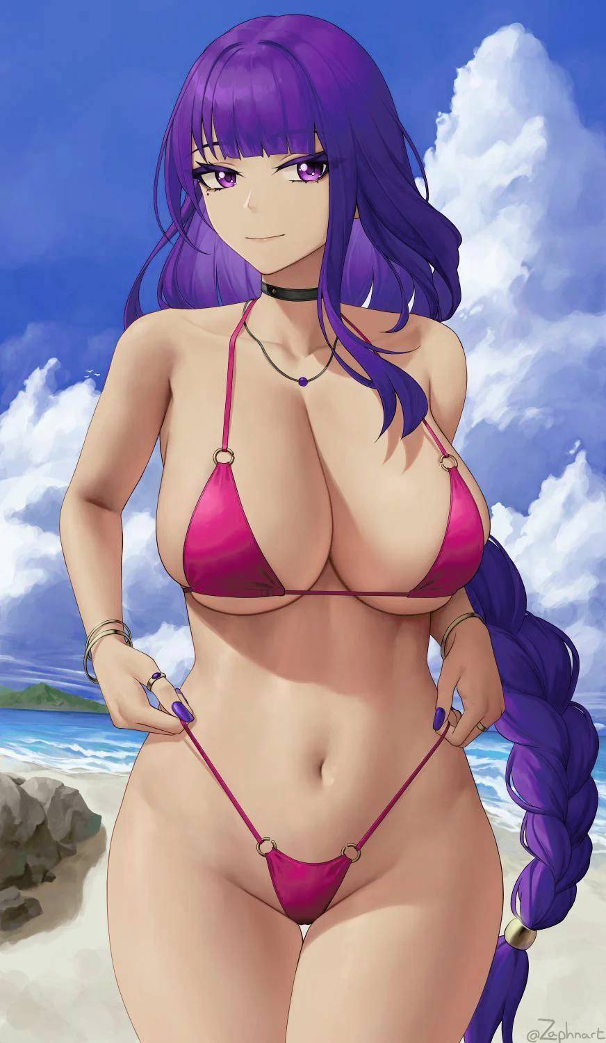 Summer Raiden (Zaphn) [Genshin Impact] | Scrolller