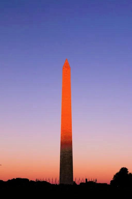 Sun shines on The Washington Monument | Scrolller