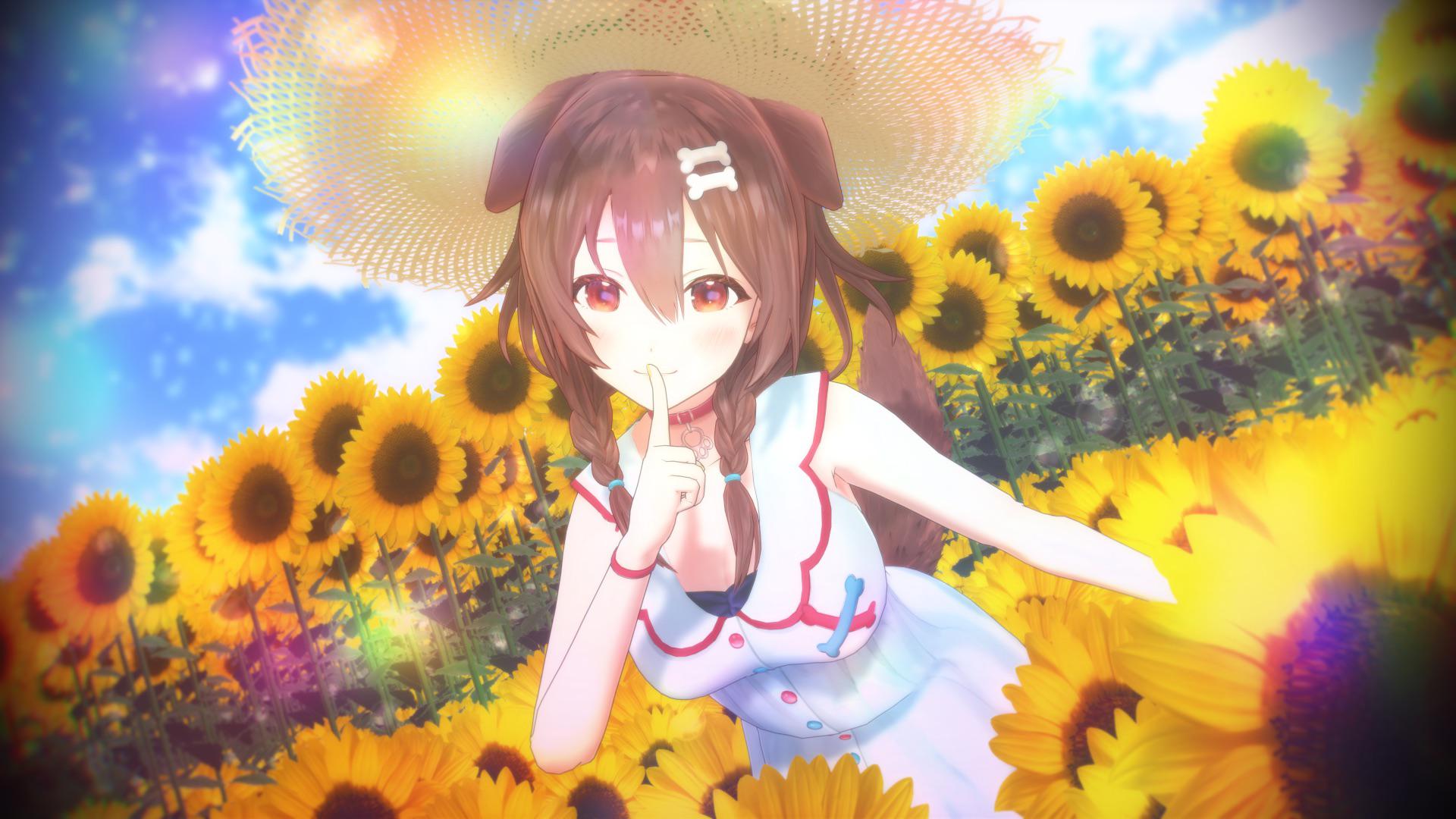 Sunflower patch doggo | Scrolller