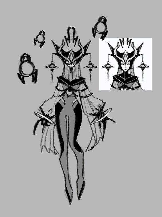 Syndra arcana concept art by @gwinshin | Scrolller