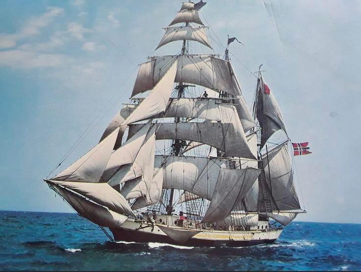 Tall Ship On Calm Seas | Scrolller