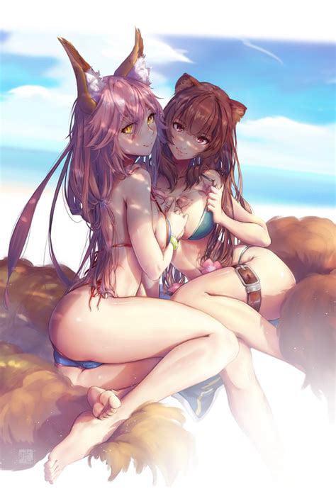 Tamamo and Raphtalia looking cute as always.. | Scrolller