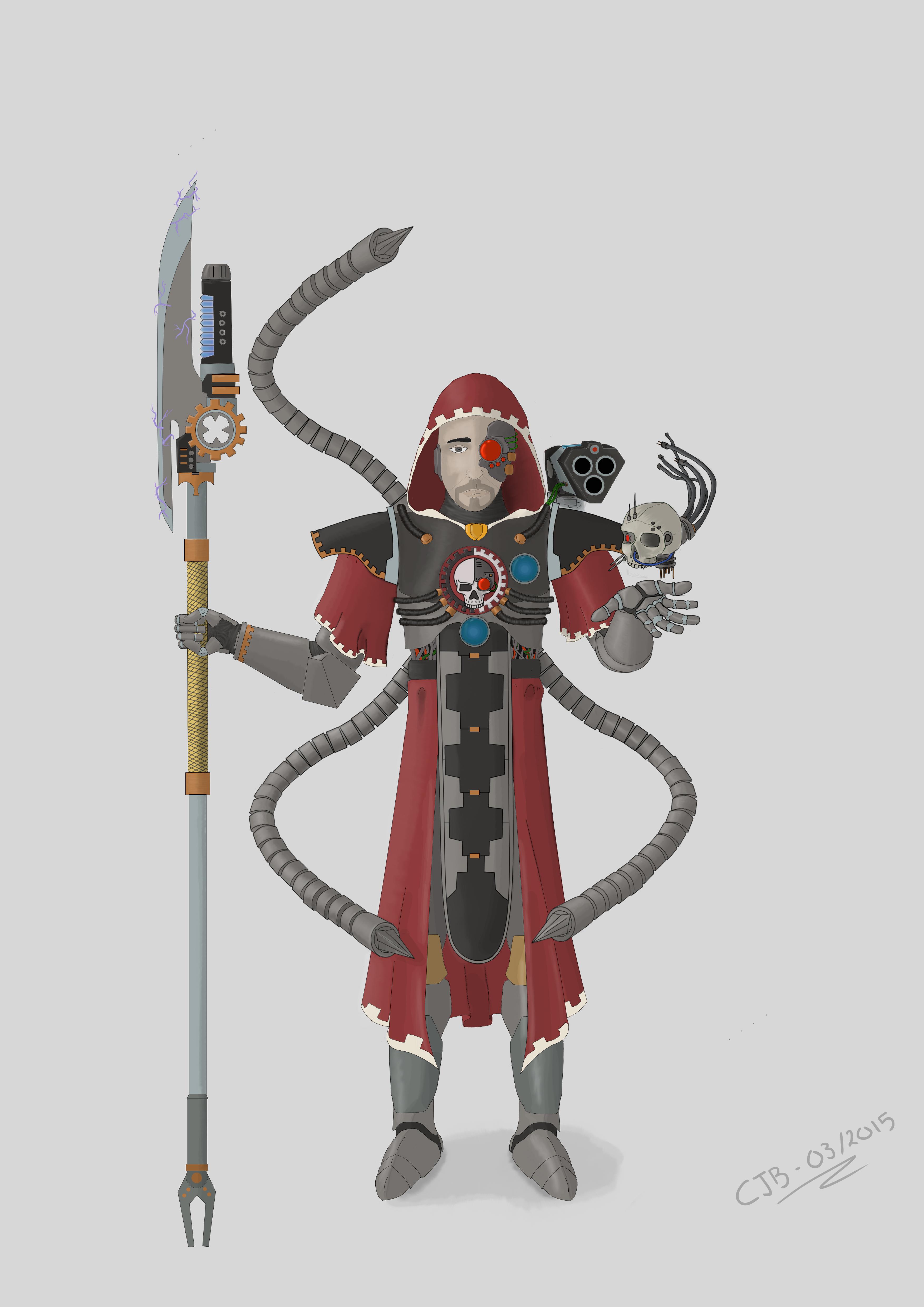 Tech Priest by Chris-Barlow | Scrolller