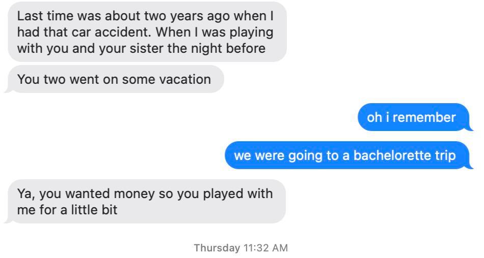 Texting her “ex” | Scrolller